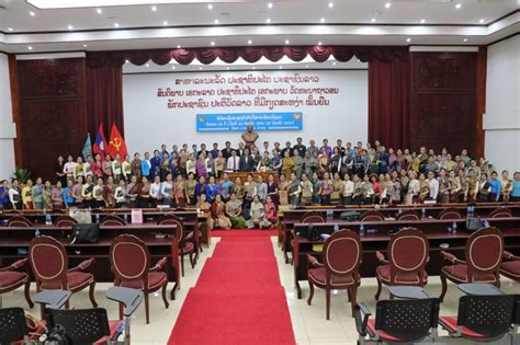 ສະຫະພັນແມ່ຍິງ ສະຖາບັນການເມືອງ ແລະ ການປົກຄອງແຫ່ງຊາດ ສະເຫຼີມສະຫຼອງວັນສ້າງຕັ້ງ ສະຫະພັນແມ່ຍິງລາວ