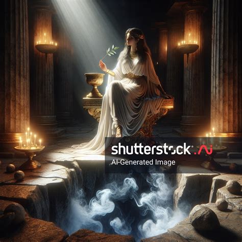 Pythia Priestess Delphi Oracle Ai Generated Image 2472535715 Shutterstock