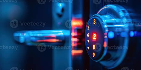 Ai Generated Inputing Passwords On An Electronic Door Lock 42960454