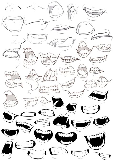 Teeth Drawing Reference And Sketches For Artists