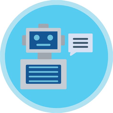Chatbot Vector Icon Design 21352822 Vector Art At Vecteezy