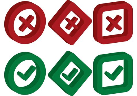 correct incorrect vector symbols 91280 vector art at vecteezy