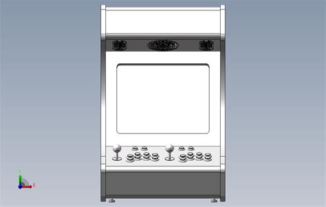 街机游戏机solidworks 2010模型图纸下载 懒石网 街机游戏机solidworks 2010模型图纸下载 懒石网
