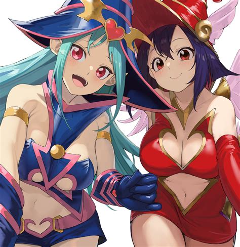 Apple Magician Girl And Chocolate Magician Girl Yu Gi Oh Drawn By Yappen Danbooru