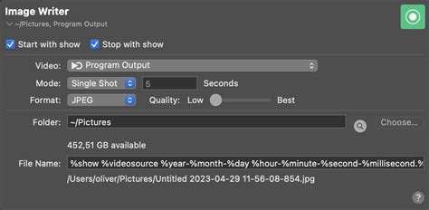 Image Writer Output Mimolive®