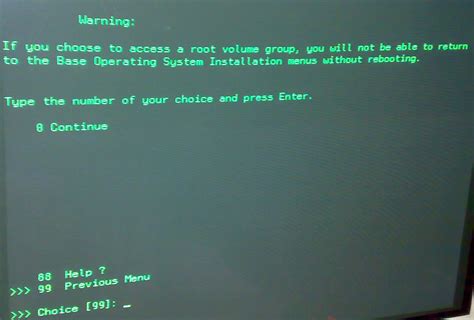 aix root用户密码遗忘的处理 aix忘记root密码 csdn博客