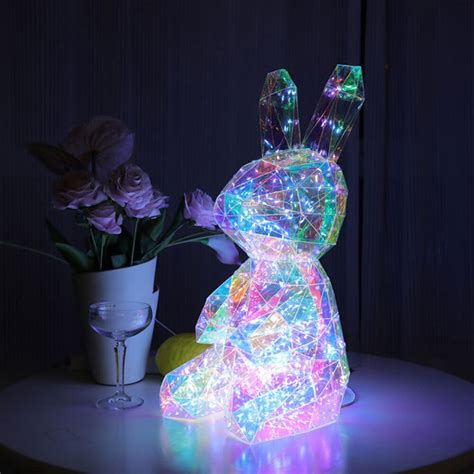 어린이용 3d Led 야간 조명 창의적인 테이블 침대 옆 램프 로맨틱 하트 베어 라이트 그릴 홈 장식 크리스마스 선물 Aliexpress