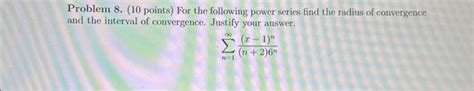 Solved Problem 8 10 Points For The Following Power