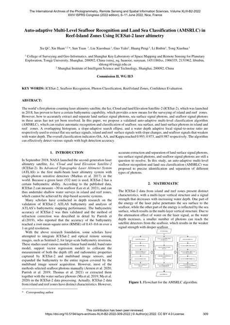 Pdf Auto Adaptive Multi Level Seafloor Recognition And Land Sea Classification Amsrlc In