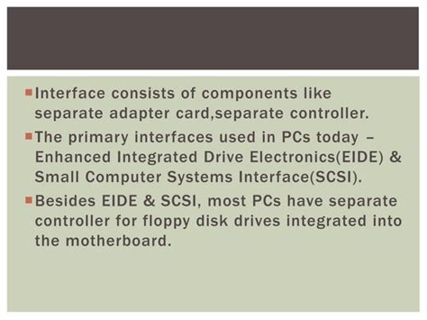 Floppy Disk Interface Ppt
