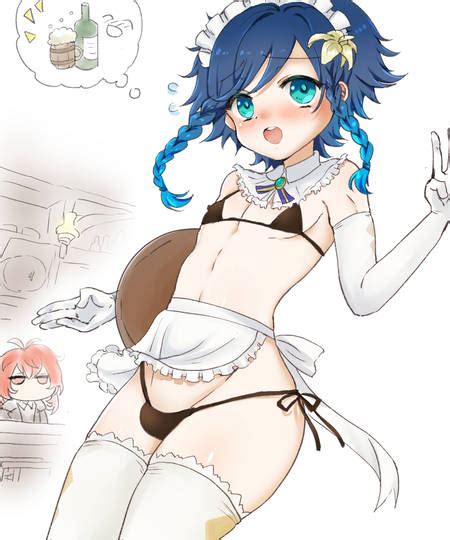 酒場でバイトするウェンティくん あじ
