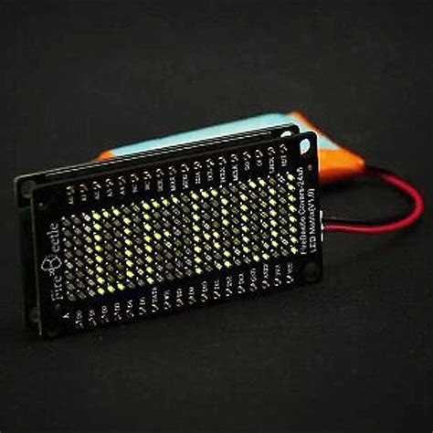 Firebeetle Covers 24×8 Led Matrix Green The Pi Hut