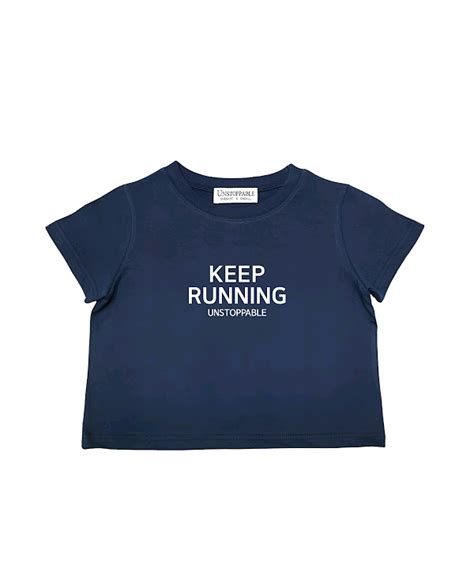 Keep Running 킵러닝 X Unstoppable 언스탑퍼블 슬림크롭티 여름반팔티 크롭티 Youtube