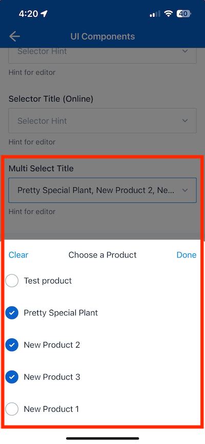 Multi Selector Skedulo Documentation