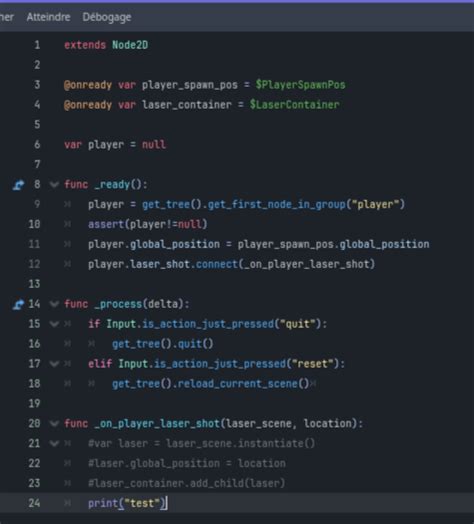 Newbie Question Why My Print Statement Doesnt Execute Rgodot