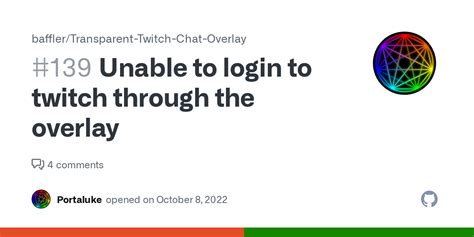 Unable To Login To Twitch Through The Overlay · Issue 139 · Baffler