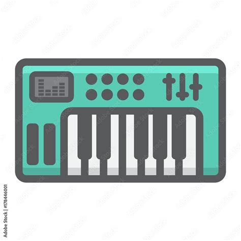 colorful piano graphics