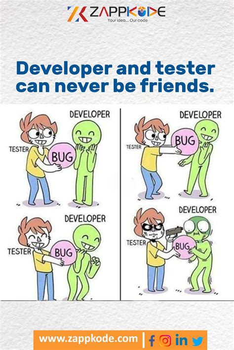 Developer Vs Tester Software Development Development App Development
