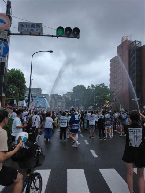 富岡八幡宮神輿連合渡御 京橋消防団