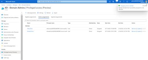 Using Azure Ad Privileged Identity Management With Active Directory Roles Such As Domain Admin