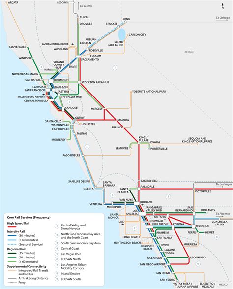 The Rail System Of California R Transit