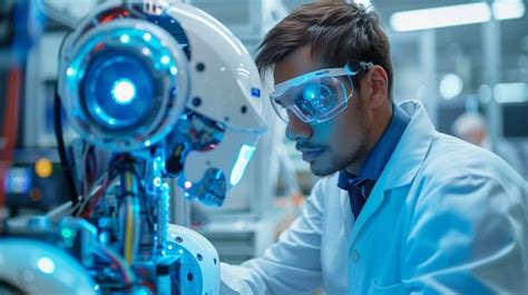 Free Robot Human Interaction Photo Robot Engineer Technology