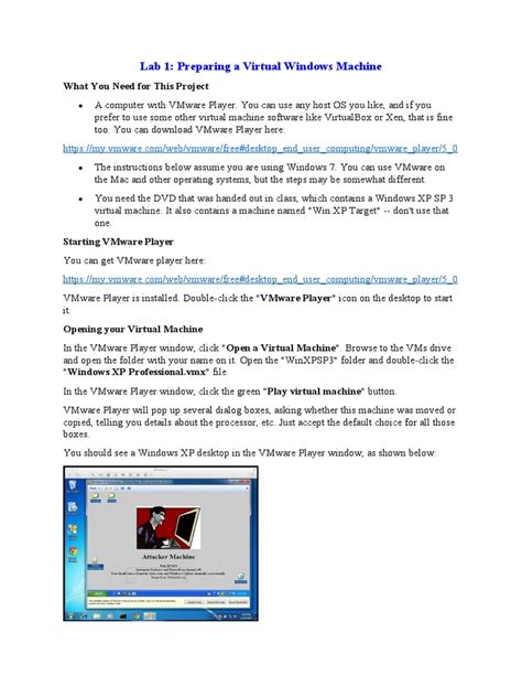 lab 01 vwm pdf virtual machine software