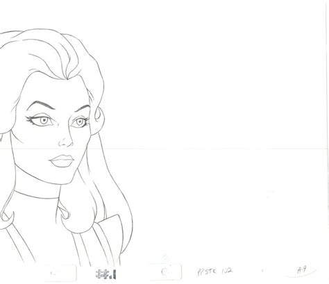 She Ra Princess Of Power Animation Production Cel Drawing Filmation