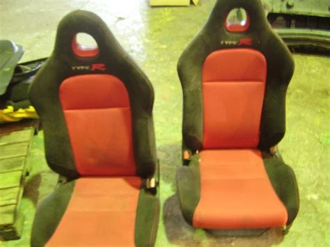 Genuine Honda Civic Type R Seats Alcantara Fabric Interior Trim Seats