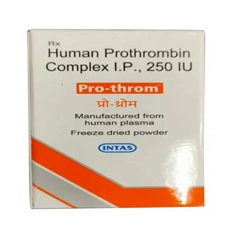 Human Prothrombin Complex Ip At Best Price In Pune By Medicare Chemist