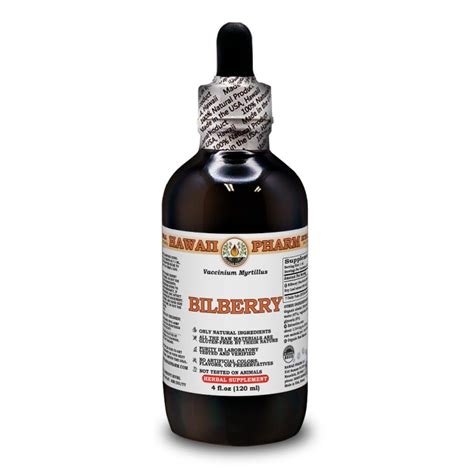 Bilberry Liquid Extract Organic Bilberry Vaccinium Myrtillus Dried Leaf Tincture