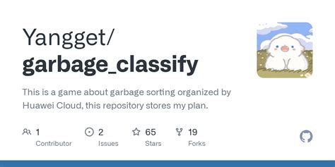 github yangget garbage classify this is a game about garbage sorting organized by huawei