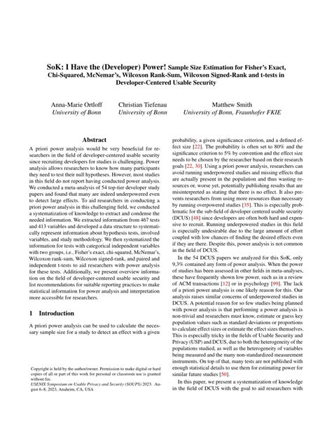 pdf sok i have the developer power sample size estimation for