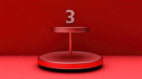 3d로 렌더링된 빨간색 배경에 매달린 숫자가 있는 빈 챔피언 연단 디스플레이 배경 제품 배경 제품 전시 배경 일러스트 및 사진 무료 다운로드 Pngtree
