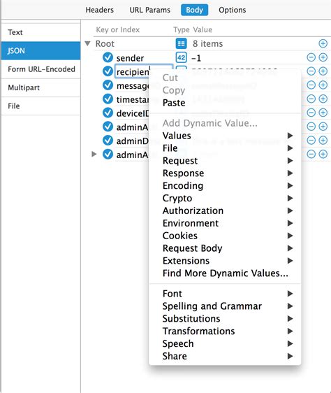 Json In Paw How Can I Use The Response From A Previous Call As A