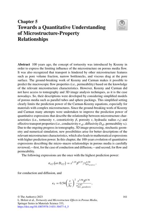 Pdf Towards A Quantitative Understanding Of Microstructure Property Relationships