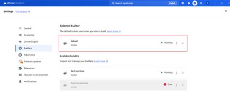 Docker Desktop Is Giving Me Builder Error For The Builder Desktop