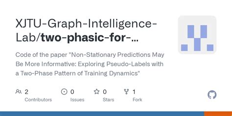 github xjtu graph intelligence lab two phasic for pseudo labeling