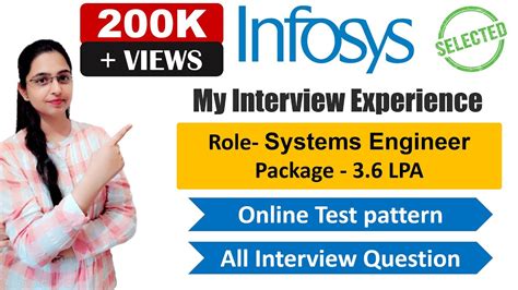 Infosys Interview Experience Interview Questions Role Systems