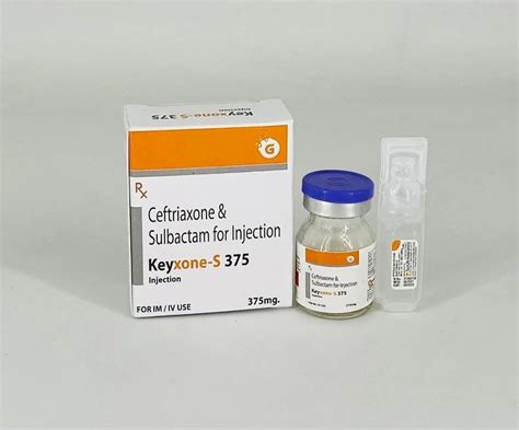Ceftriaxone Sulbactam Injection Strength 375 Mg At Rs 42 Box In Barwala