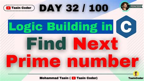 How To Build Logic In Coding Program To Find Next Prime Number