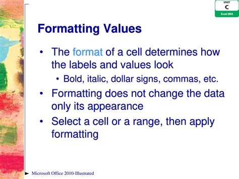 Microsoft Excel Illustrated Ppt Download