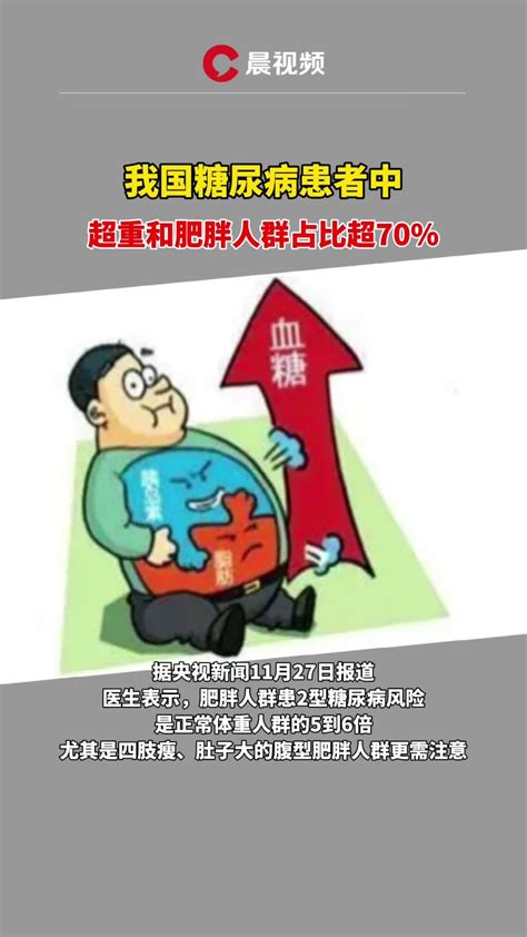 专家我国糖尿病患者中超重和肥胖人群占比超70 凤凰网视频 凤凰网