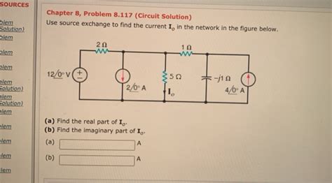 solved sources chapter 8 problem 8 117 circuit solution