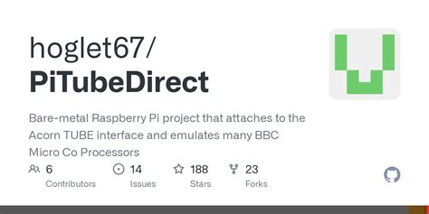 Github Hoglet67pitubedirect Bare Metal Raspberry Pi Project That Attaches To The Acorn Tube