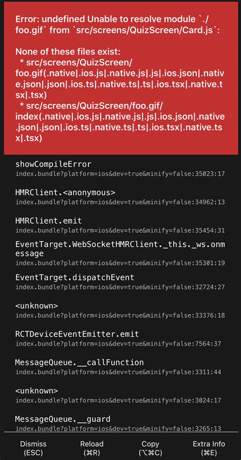 Unable To Require On Ios Issue Facebook React Native Github