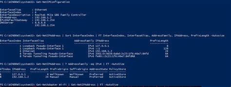 Windows Powershell Common Networking Commands Balaji Bandi