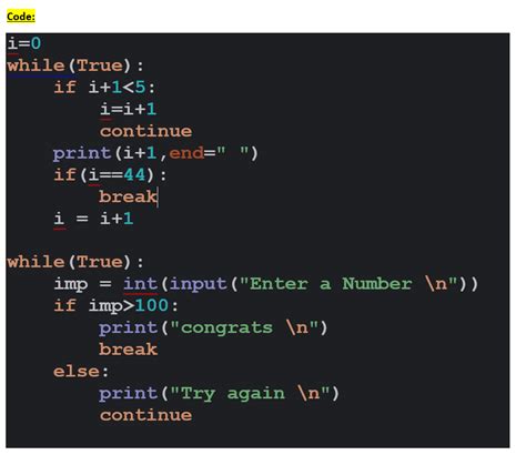 Lazy Programming Series Break And Continue Statement Pentest Diaries