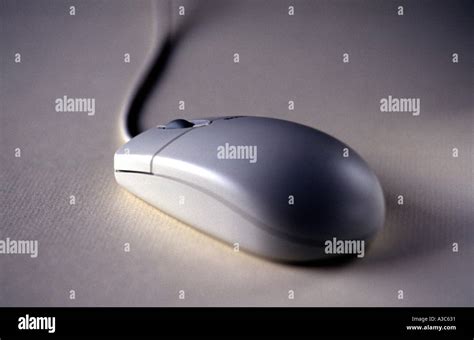 Computer Mouse Coloured Grey Stock Photo Alamy