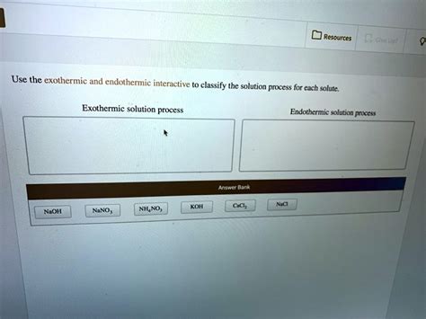 solved resources gire up7 use the exothermic and endothermic